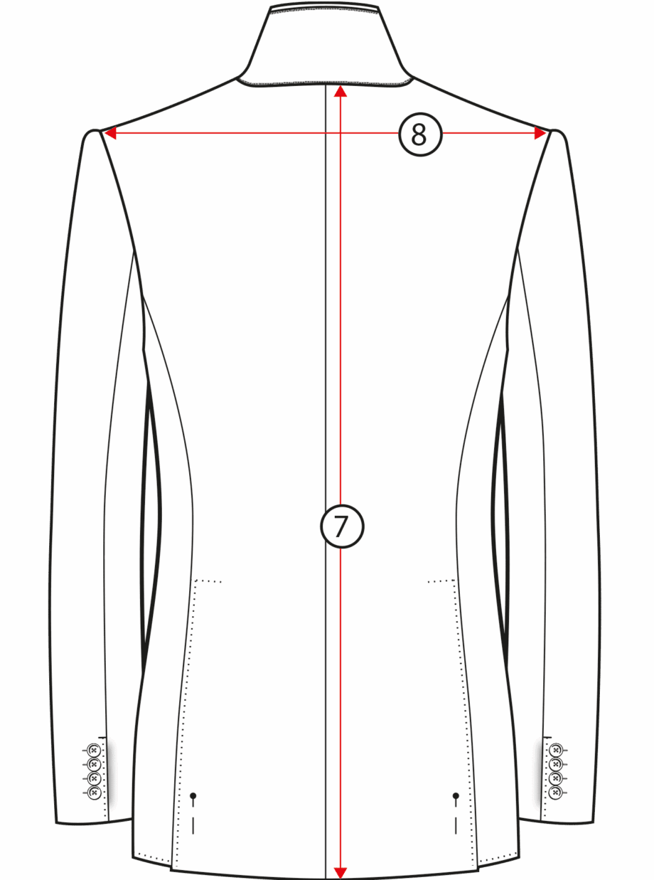 Custom Sport Coat & Suit Jacket Size Charts - Michael Andrews Bespoke NYC